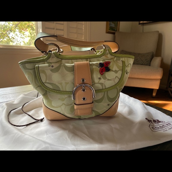 Coach | Bags | Authentic Coach Handbag W Ladybugs Small | Poshmark